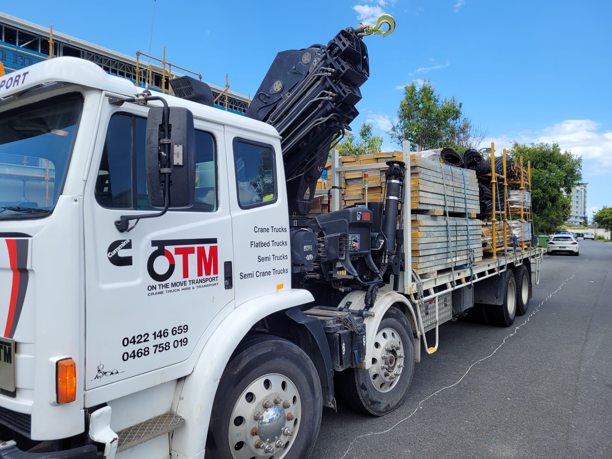 Scaffold Transport Services | Mobile Crane Truck Hire | Truck Transport ...