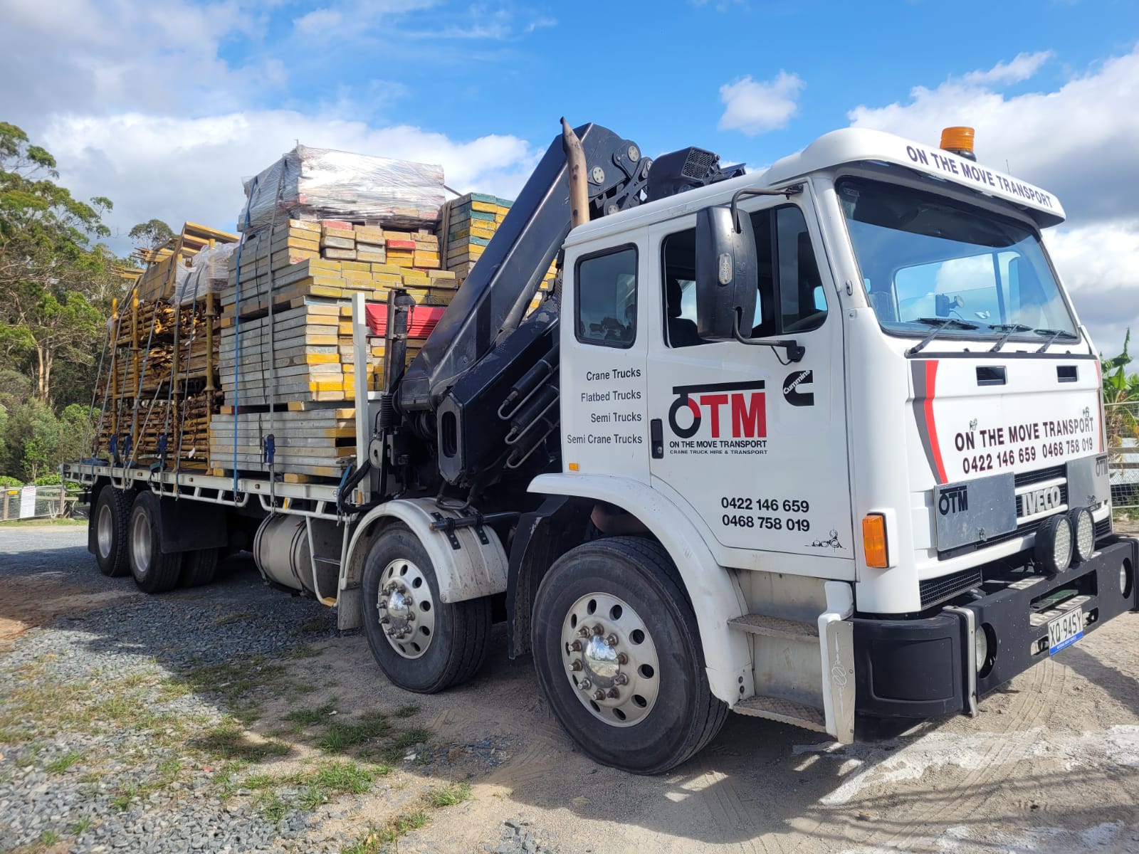 Scaffold Transport Services | Mobile Crane Truck Hire | Truck Transport ...